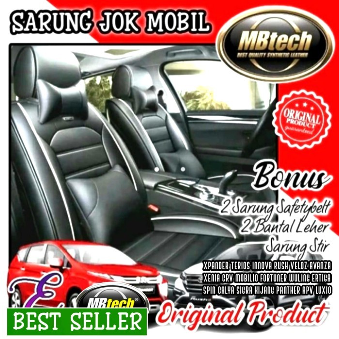 Jual Sarung Jok Mobil Mbtech Xpander Terios Rush Innova Avanza Veloz Ertiga Harga Promo | Shopee ...