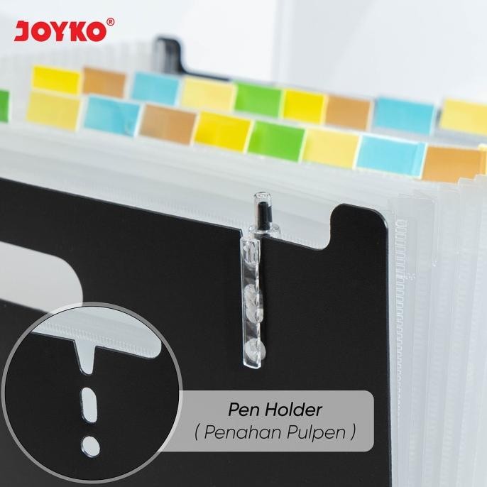 Jual ORIGINAL Expanding File Map Organizer Joyko EF-7A4 25Pockets Aza ...