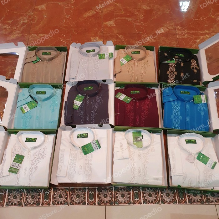 Jual KOKO AL MIA MT JUMBO XXL & L4 ALMIA LENGAN PANJANG | Shopee Indonesia