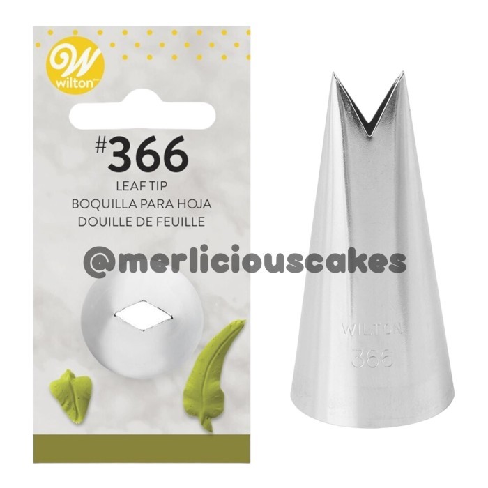 Jual Wilton Leaf Daun Tip Spuit No 366 Piping Tip Original | Shopee ...