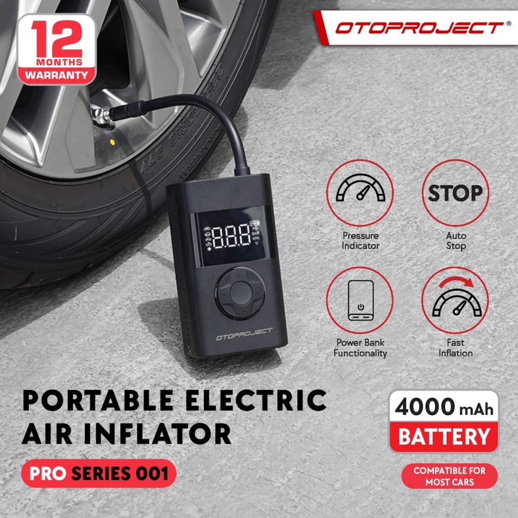 Jual Otoproject - Air Pump Imflator Portable Wireless Pro Series 001 ...