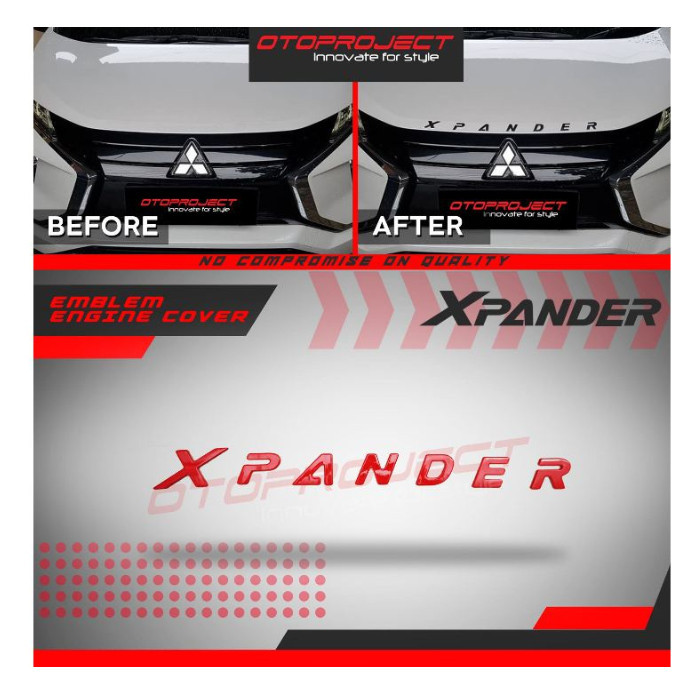 Jual Otoproject - Emblem mitsubishi Xpander | Shopee Indonesia