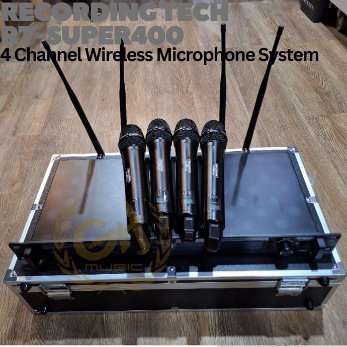Jual Sale Recording Tech Rt Super400 Wireless Microphone | 4 Channel ...