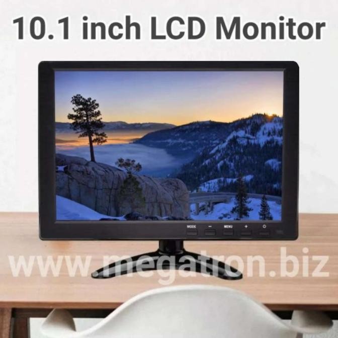 Jual BARU MINI LCD MONITOR 10 INCH (INPUT : HDMI, VGA, BNC, RCA ...
