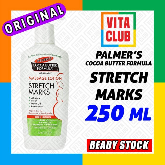 Jual Palmer Stretch Marks 250 ml Palmers Cocoa Butter Mark Selulit 250ml | Shopee Indonesia