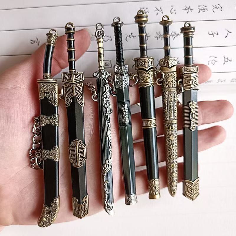 Jual Ancient Chinese Exquisite Weapon Miniature Emperor's Sword Weapon ...