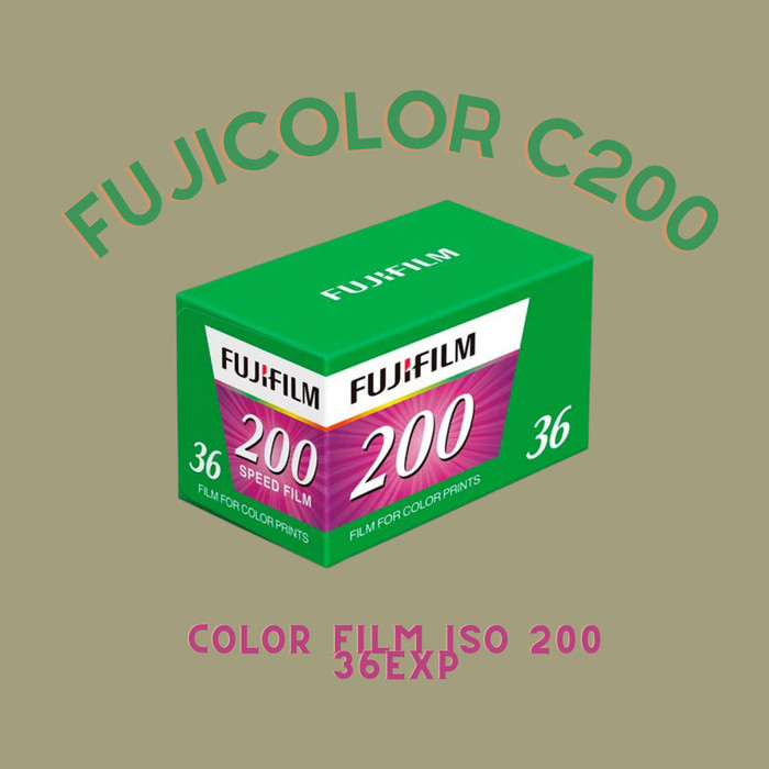 Jual Roll Film Fuji Fujicolor 200 Fuji Color C200 Color ISO 200 36exp ...