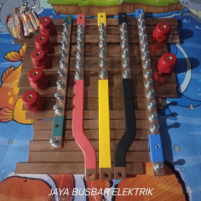 Jual Busbar Rst + Netral + Grounding Uk 153 Panjang@30 Cm Untuk ...