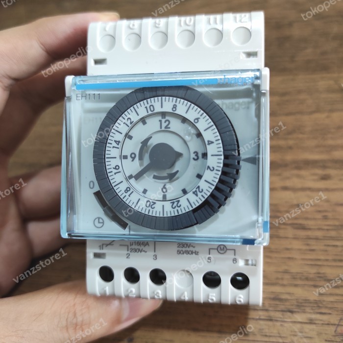 Jual Timer Time Switch Merk Hager Eh111 Analog Bukan Theben Panasonic ...
