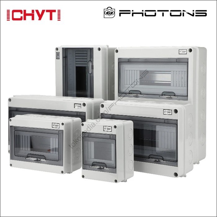 Jual HT SERIES WATERPROOF IP65 DISTRIBUTION MCB BOX 2/5/8/12/15/18/24 ...