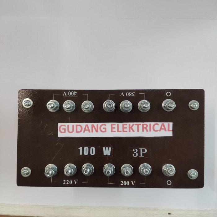 Jual Trafo Step Up Step Down 3 Phase 100 Watt 0 380V 400V/0 200V 220V | Shopee Indonesia