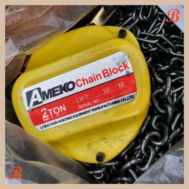 Jual | JRT | CHAIN BLOCK 2 TON 10 METER AMEKO TAKEL KATROL KEREKAN 2T X ...