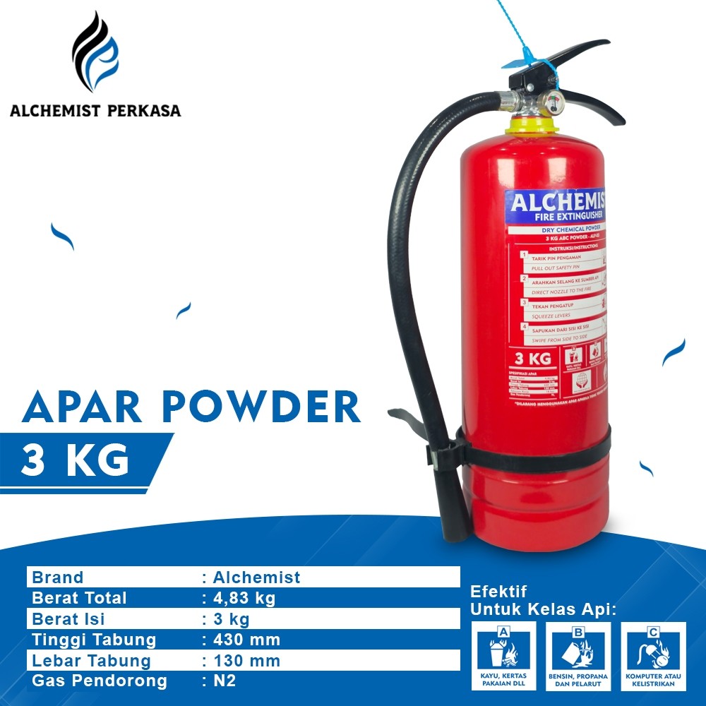 Jual Promo Apar 3 Kg Isi Abc Powder - Full Set - Siap Pakai | Shopee ...