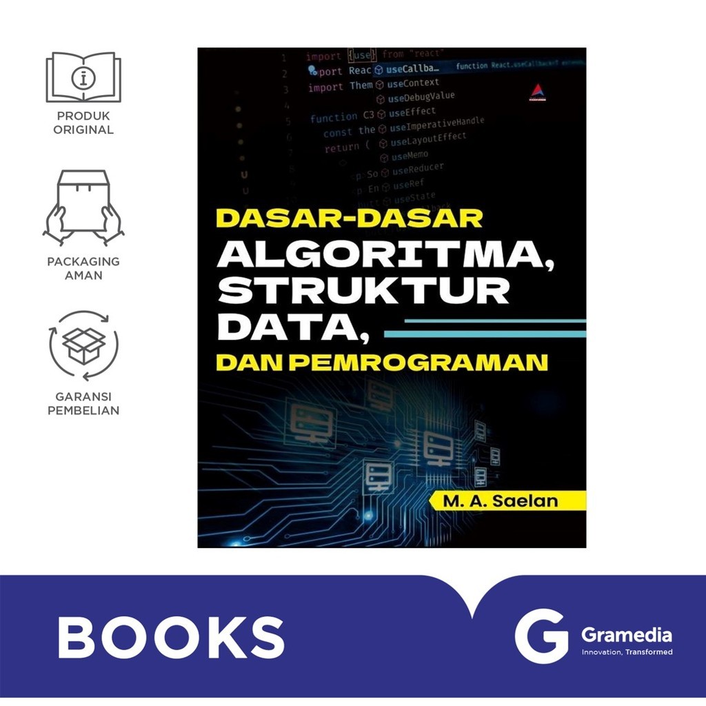 Jual Dasar-Dasar Algoritma, Struktur Data, dan Pemrograman (M. A. Saelan) | Shopee Indonesia