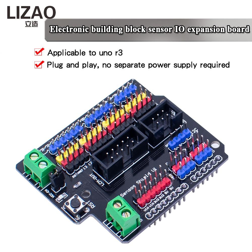 Jual WYU Arduino Electronic Building Block Sensor IO Expansion Board for Arduino Uno R3 | Shopee ...