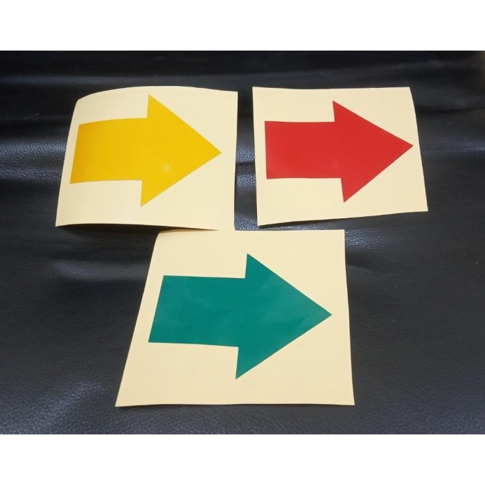 Jual Stiker Panah Reflektif / Sticker Reflektor Tanda Panah 9X10Cm ...