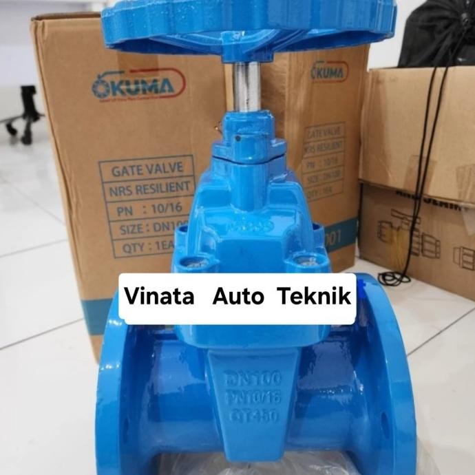Jual Gate Valve 6" Inch Dn 150 Resilient Ductile Iron Flange Pn 16 ...
