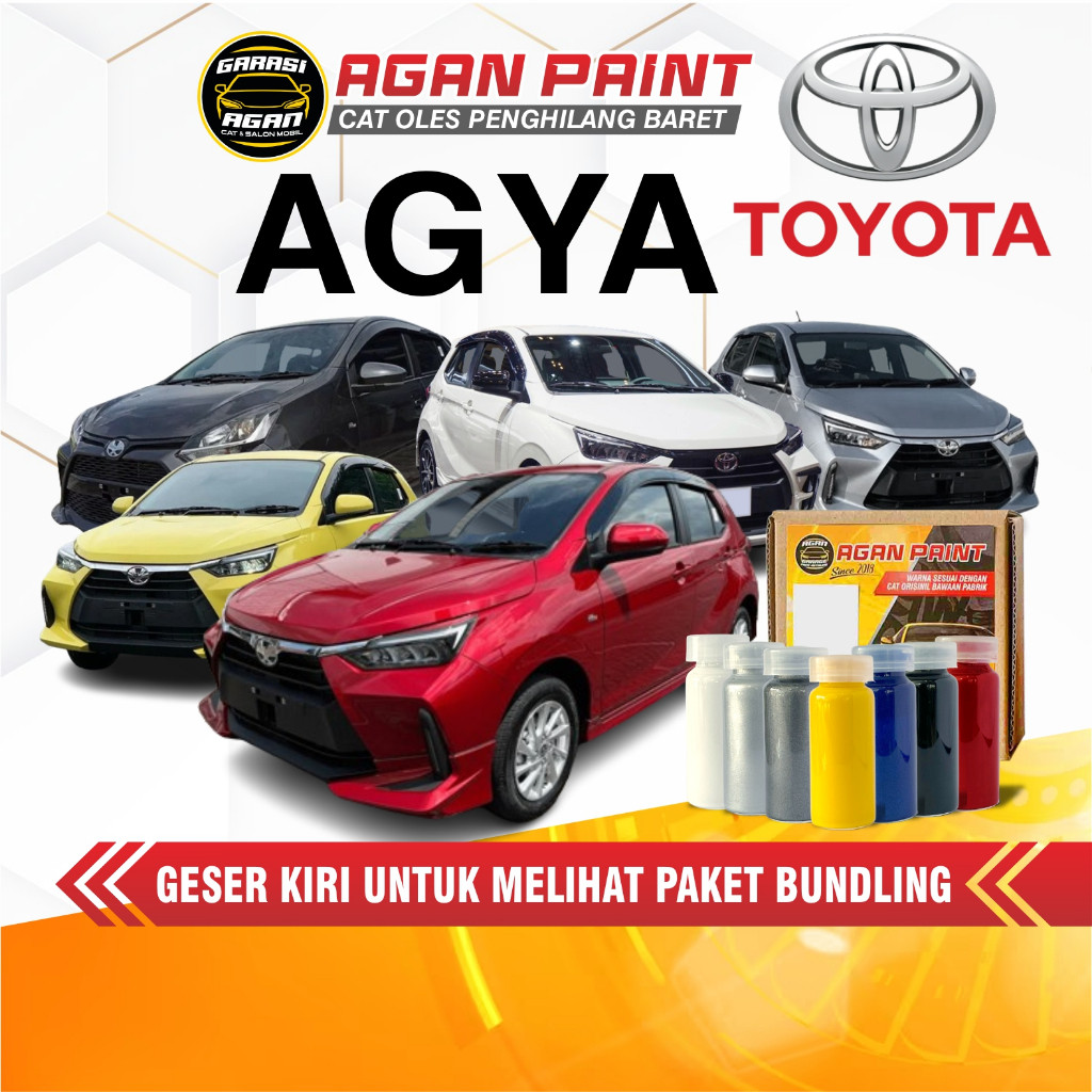 Jual GARASI AGAN Cat Penghilang Baret AGYA Cat Oles Toyota Agya All ...