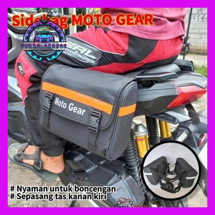 Jual TAS SAMPING MOTOR / SIDE BAG MOTOR MOTO GEAR 3M MULTIFUNGSI ...