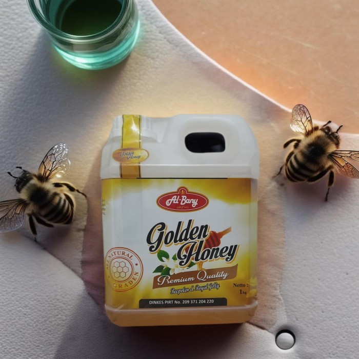 Jual ORIGINAL Madu Hutan Golden Honey Al Bany 1 Kg PREMIUM | Shopee ...
