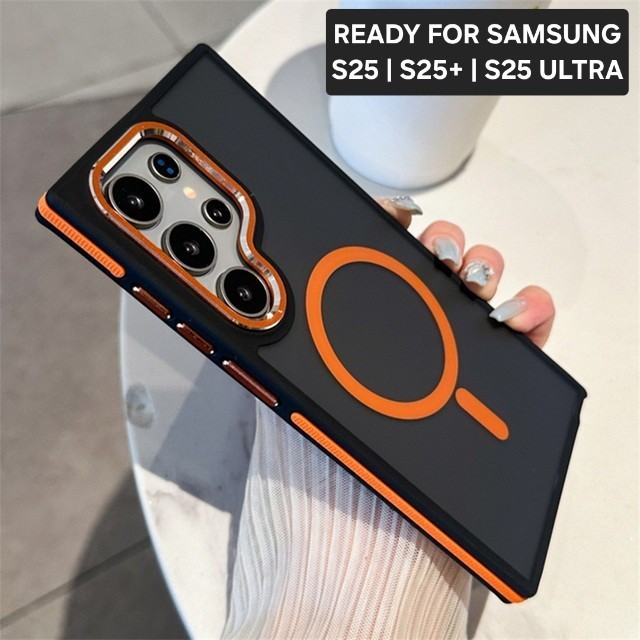 Jual Case Samsung Galaxy S25 Ultra S25+ Plus S25 5G Magsafe Magnetik Cover List Luxury Color ...