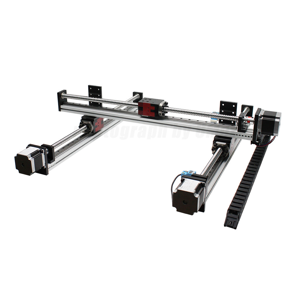 Jual TQS xyz table 50mm-1000mm stroke 3 axis gantry structure 2-axis cnc linear guide module ...