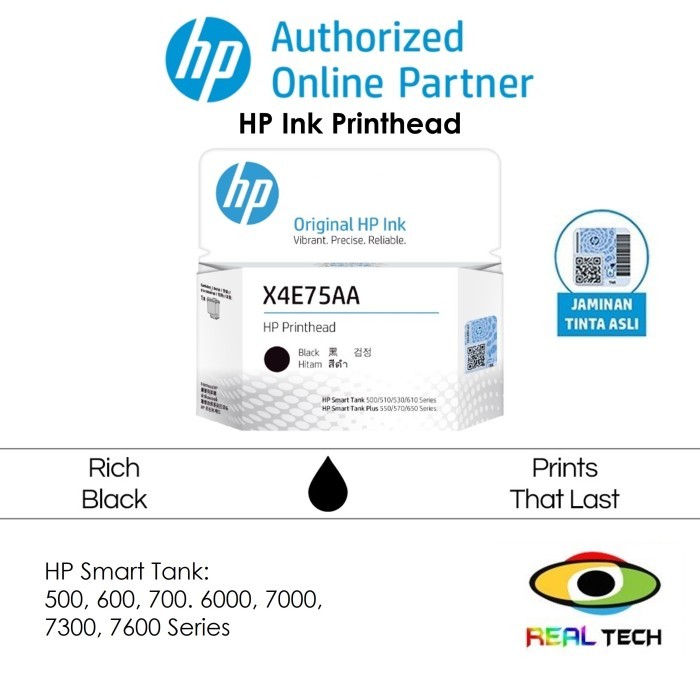 Jual Tinta HP X4E75A Black Inktank Printhead | Shopee Indonesia