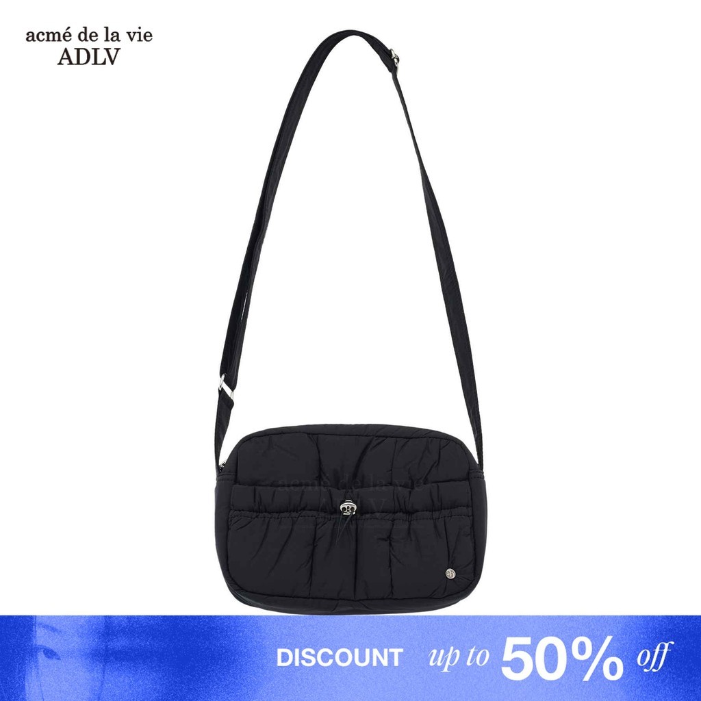 Jual [ADLV] New Symbol Rivet Quilting Cross Bag Black - Tas Unisex acme ...