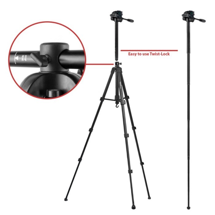Jual Takara Tripod TMB25 3in1 Tripod Monopod Center Column Overhead ...