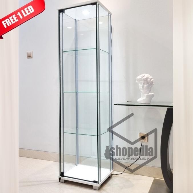 Jual Lemari Pajangan 1 Pintu Display Cabinet Box Hias Etalase Rak ...