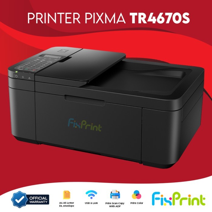 Jual Printer Pixma Canon TR4670S Print Scan Copy TR 4670S TR-4670S WiFi ...
