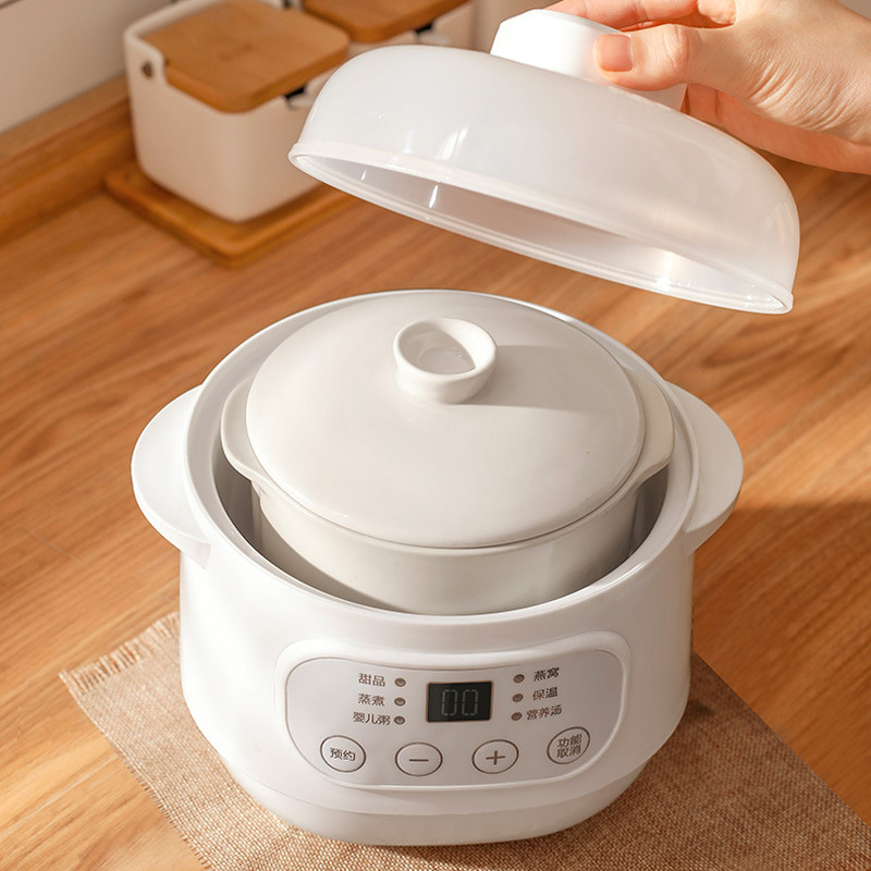 Jual New 200W Electric Slow Cooker Stew Cup Food Steamer Multicooker ...