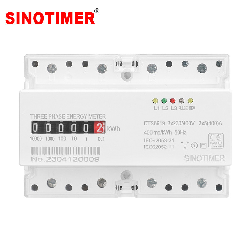 Jual New Three Phase 4 Wires Digital Power Electric Electricity Meter ...