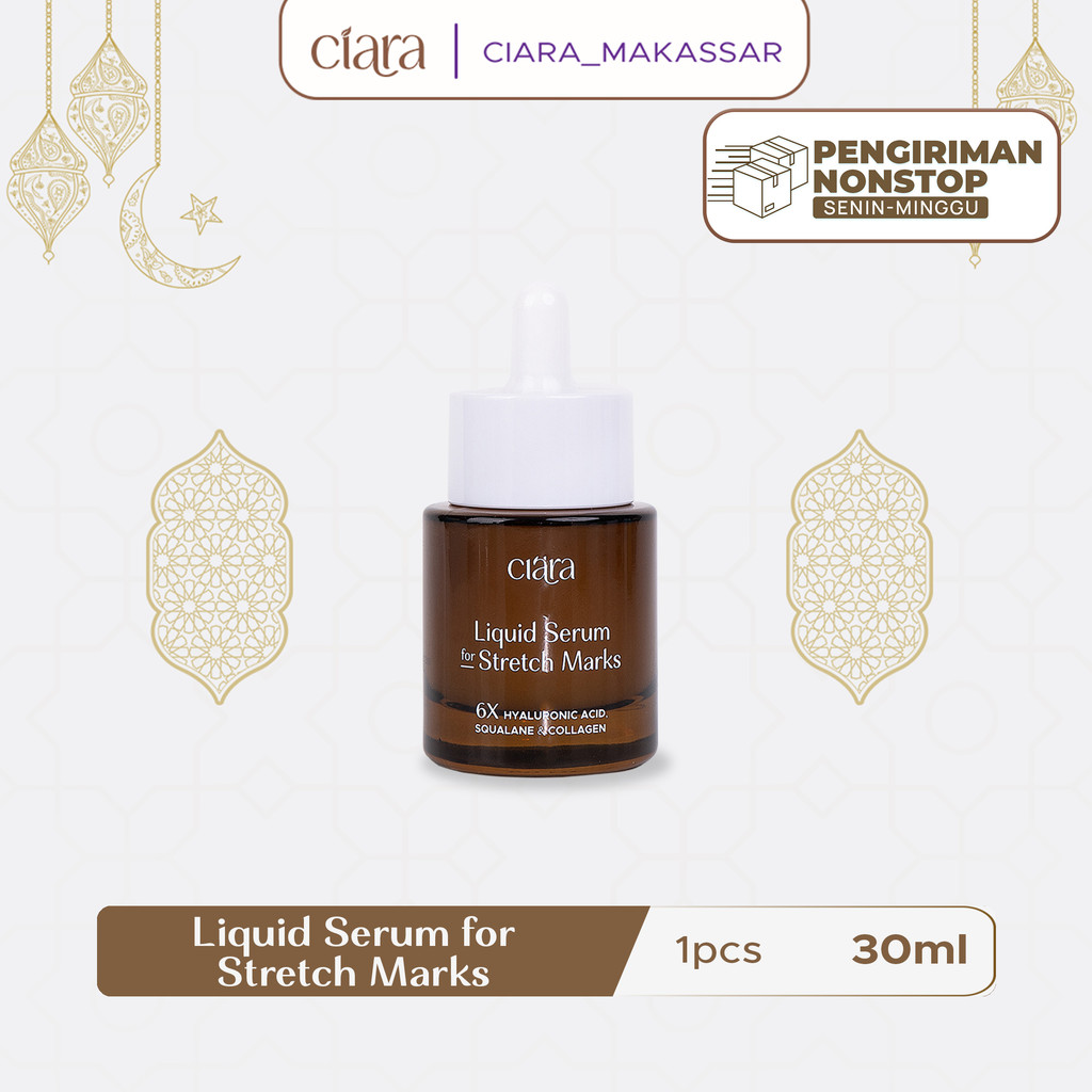 Jual Ciara Liquid Serum For Streach Marks Memudarkan Stretchmark Dalam 40 Hari Bpom penghilang ...