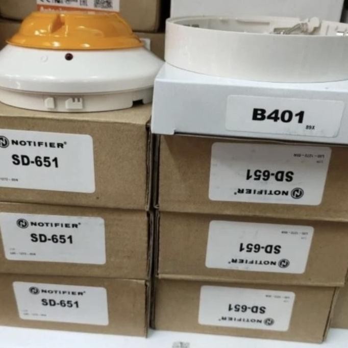 Jual SMOKE DETECTOR NOTIFIER SD-651 + B401 SMOKE DETECTOR SD651+B401 BASE | Shopee Indonesia
