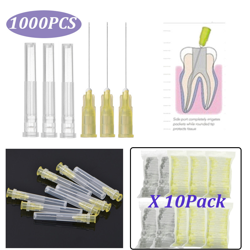 Jual Al Mubarokk 10Pack Endo Irrigation needle Tip Dentisit Endodontic ...