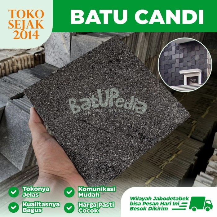 Jual Batu Alam Candi Lava Stone Untuk Dinding, Taman dan Kolam ...