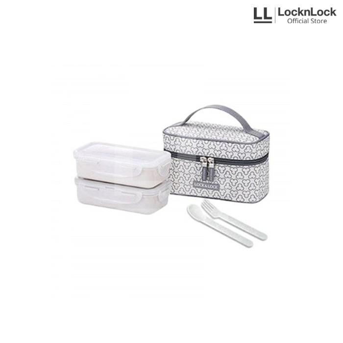 Jual LOCKNLOCK LUNCH BOX WITH CLOVER BAG - 350ML | Shopee Indonesia