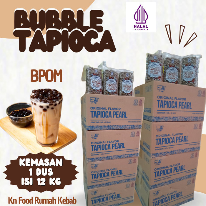 Jual BUBBLE 1 DUS - TAPIOKA PEARL BUBBLE 1 DUS | Shopee Indonesia