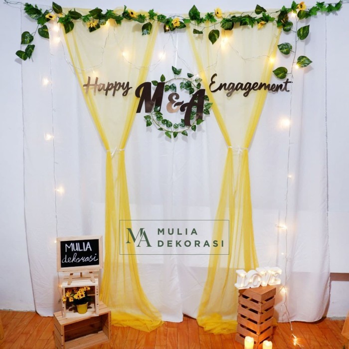 Jual DEKORASI LAMARAN BACKDROP NIKAHAN PHOTOBOOTH DIY AKAD NIKAH AQIQAH ...