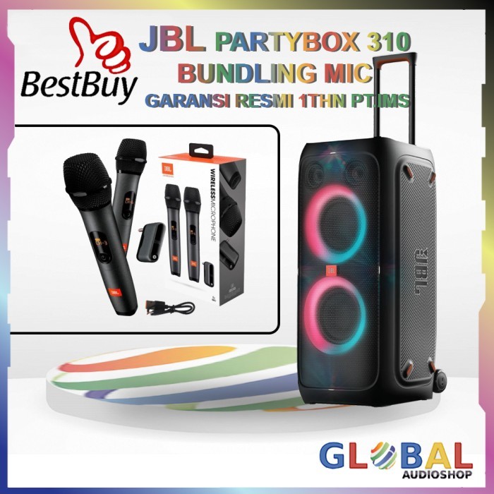 Jual NEW JBL PARTYBOX 310 Bonus Mic Anysing MC880 Speaker Partybox310 ...