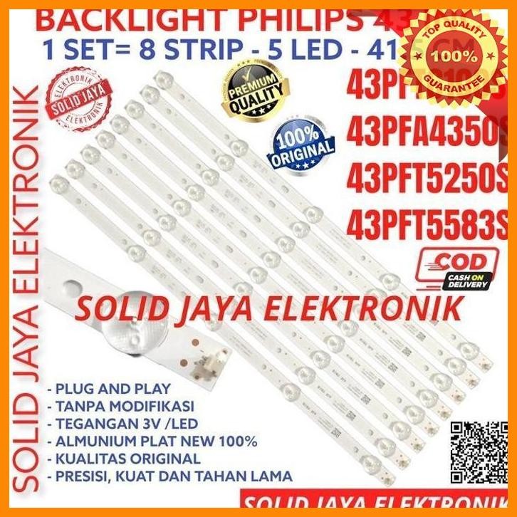 Jual [SJE] BACKLIGHT TV LED PHILIPS 43 INC 43PFA4350S/70 43PFT6100S/70 LAMPU BL | Shopee Indonesia