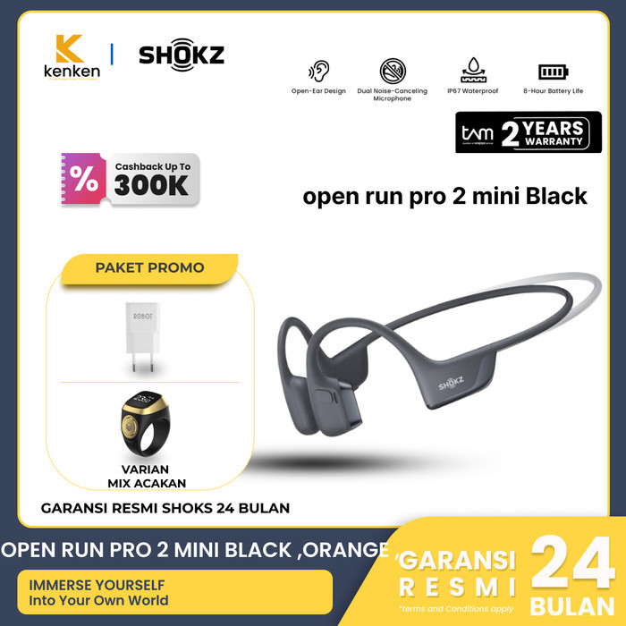 Jual Shokz Open Run Pro 2 Mini Headphone Bone Conduction Open Run Pro 2 ...