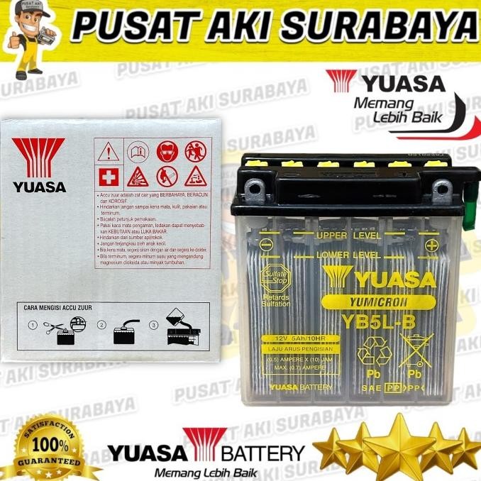 Jual TERMURAH AKI BASAH YUASA YB5LB JUPITER BURUNG HANTU MX OLD 135 MEGAPRO | Shopee Indonesia