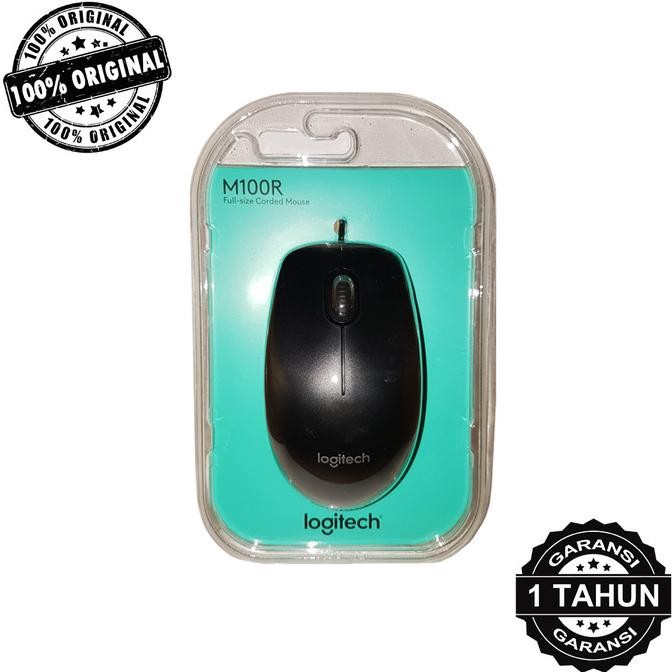 Jual Mouse Kabel Logitech M100R / Logitech M100R Wired Mouse | Shopee ...