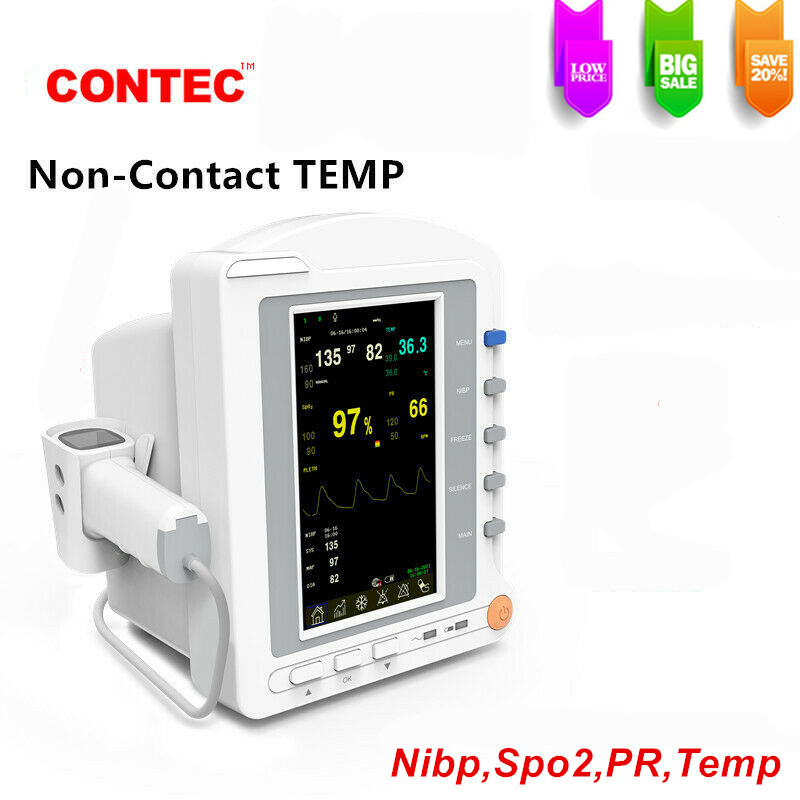 Jual GERAI SUKSES CONTEC CMS5200 Touch Screen Patient Monitor NIBP SPO2 ...