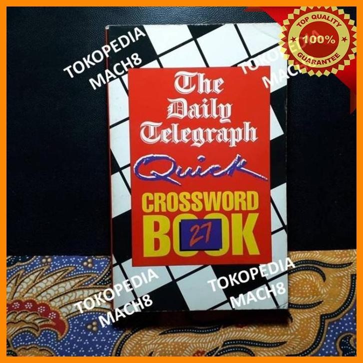 Jual [MAC] COLLECTOR EDITION BUKU THE DAILY TELEGRAPH QUICK CROSSWORD ...