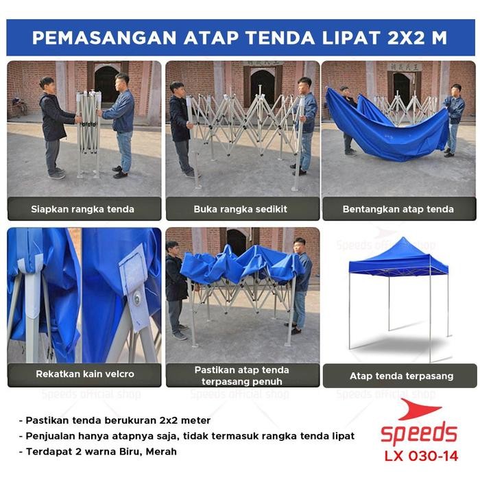 Jual SPEEDS Atap Tenda Lipat 2x2m Jualan Atap Tenda Pameran Camping ...