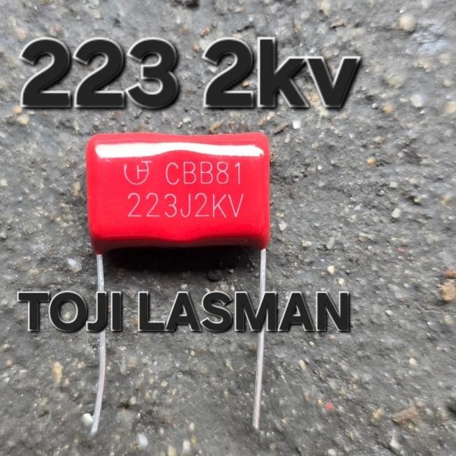 Jual ( 223 2000V ) 223J2kv CBB81 223j2000v CAPASITOR KAPASITOR MYLAR ...