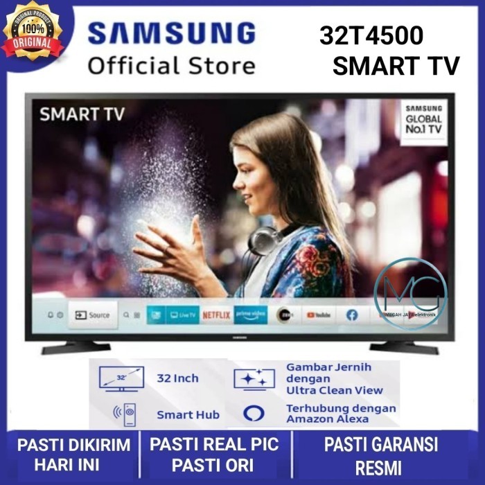 Jual SAMSUNG 32 T4500 SMART LED TV 32 INCH HD 32T4500-UA32T4500AKXXD | Shopee Indonesia